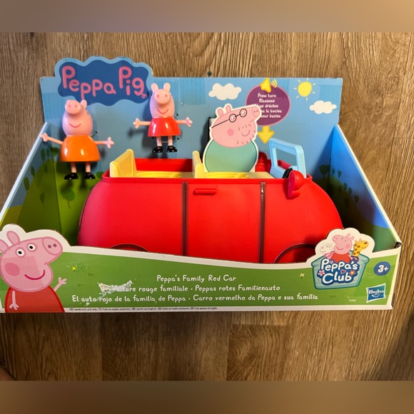 Hasbro | Toys | Peppa Pig Peppas Adventures Peppas Family Red Car And 2 ...